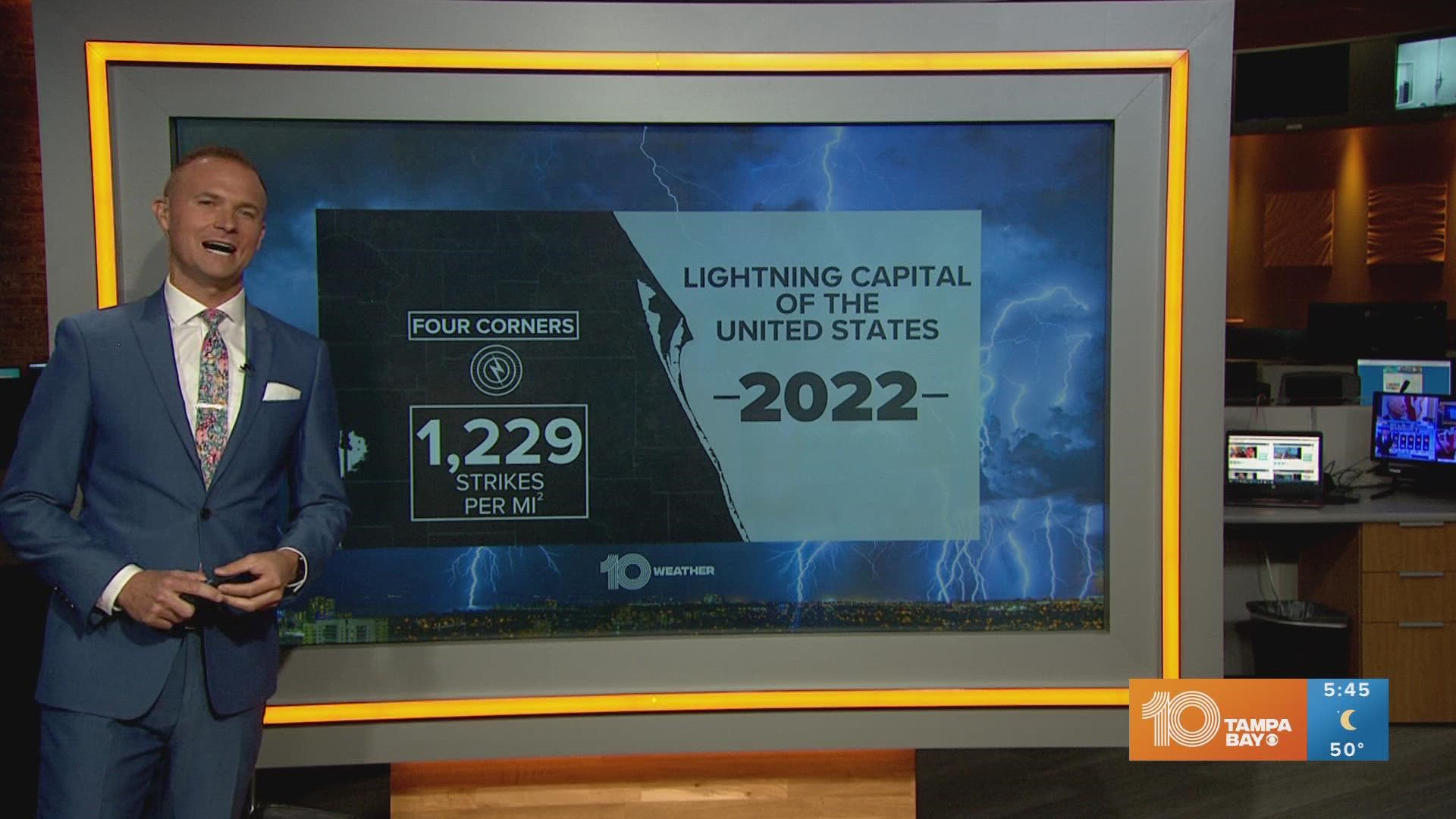 Central Florida community named 2022 Lightning Capital of the US ...
